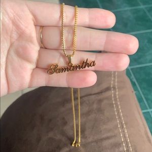 Jewelry | Samantha Name Necklace | Poshmark